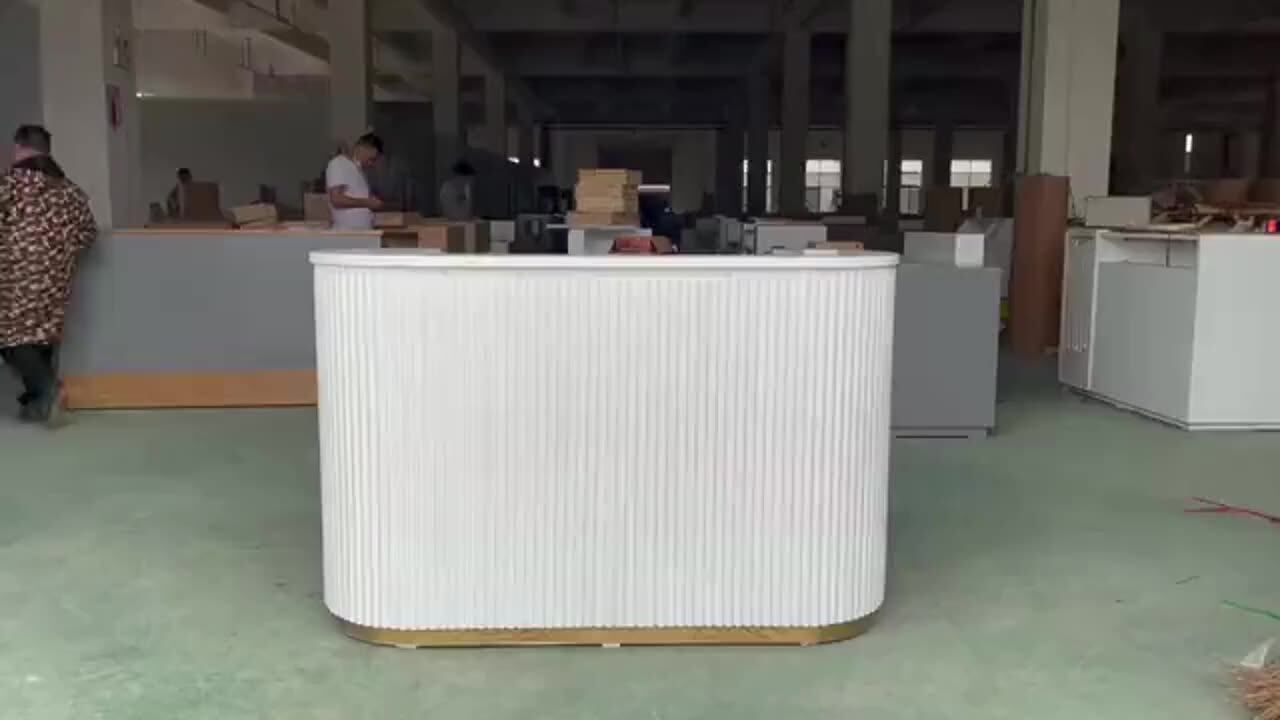 Luxury Clothing Shop Front Desk Cash Table Register Retail Wooden ...