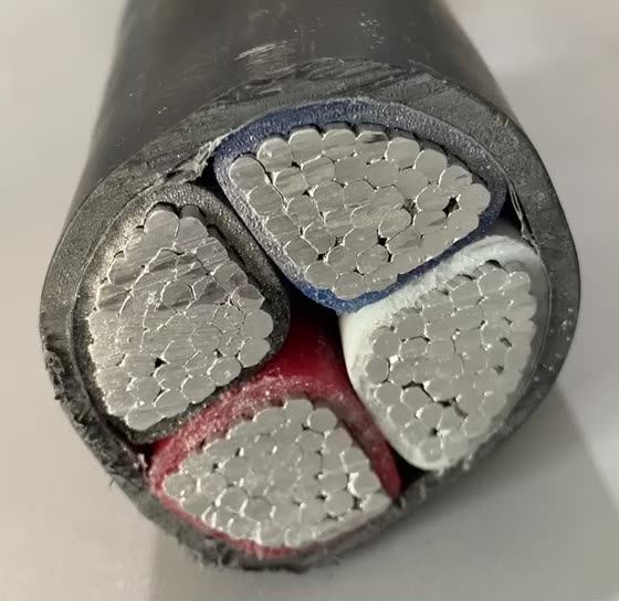Low Voltage Power Cable 0.6 1kv Pvc Aluminium Cable Nayy-o Nayy-j 4*150 ...