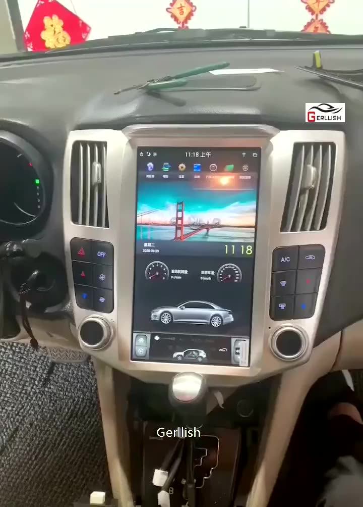 11.8" Android Car Dvd Player Gps Navigation With Bt Wifi For Lexus Rx ...