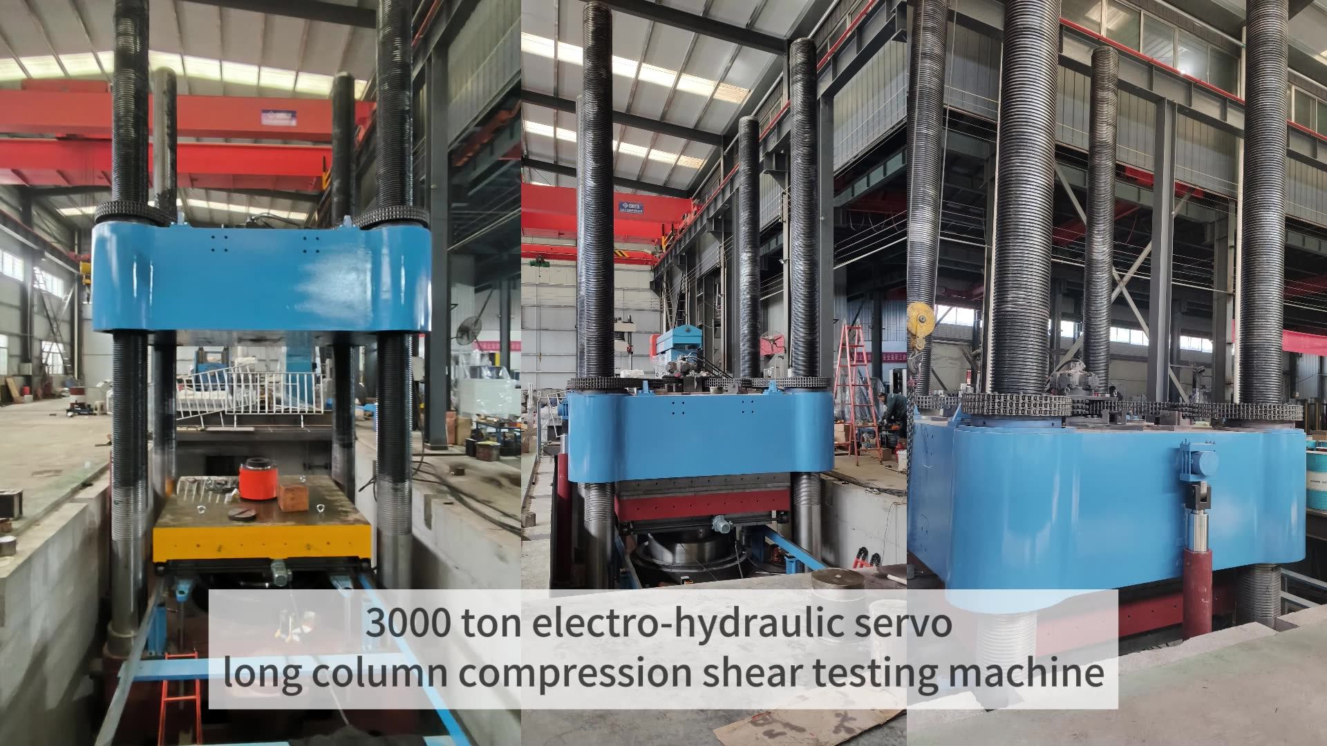 1000 Ton 3000 Ton Electrohydraulic Servo Dynamic And Static Rubber ...