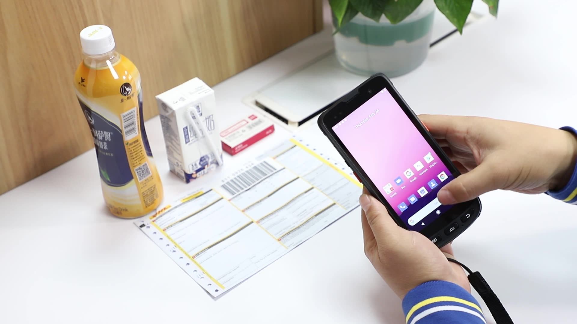 Rugged Pdas 2d Qr Code 4g Ram 64g Rom Android 10 Mobile Data Terminal ...