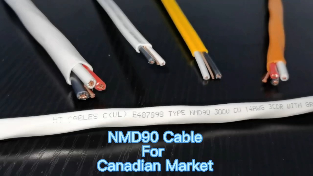 2c+e Flat Nmd90 Wire Awg 14 Pvc/nylon Building Wire Cul Certificate Csa ...