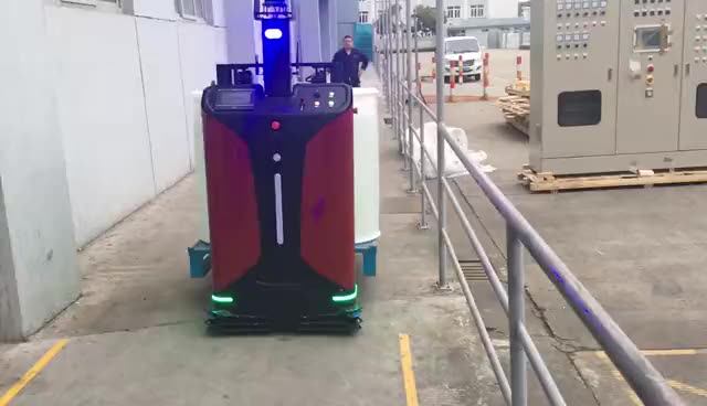 Zs-1000 Cpd Agv Automatic Laser Guided Vehicle Counterbalance Forklift ...