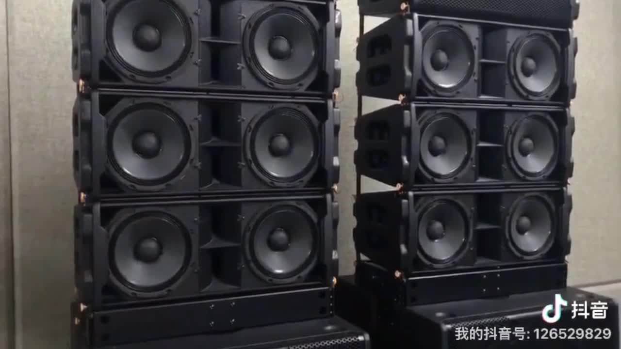 Dare Double 12" Waterproof Neodymium Hf Pro Audio Powered Line Array ...