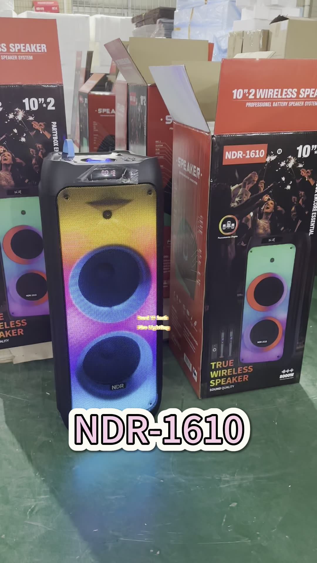 2024 Hot Sell Ndr Dual 10inch Partybox 1000 Portable Bt Outdoor Party ...