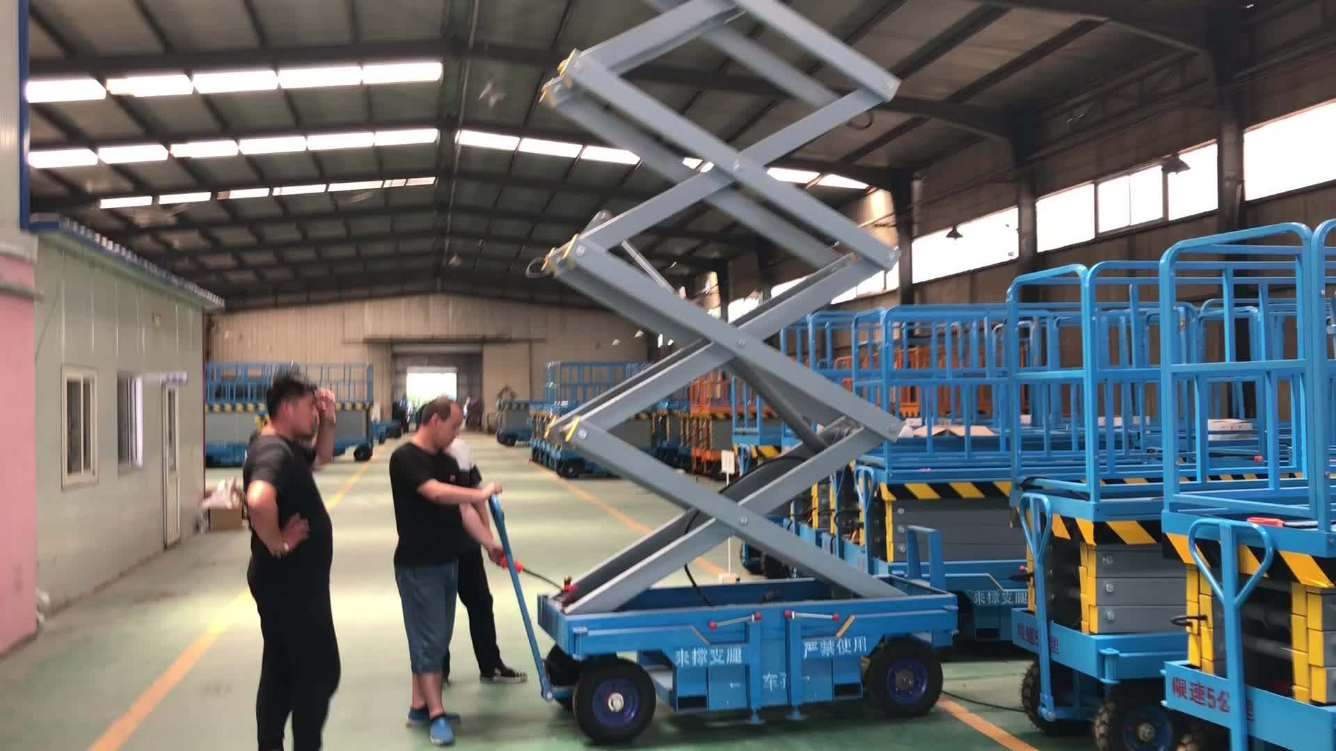 Ce Portable Scissor Lift Platform - Buy Hydraulic Lifting Platform ...