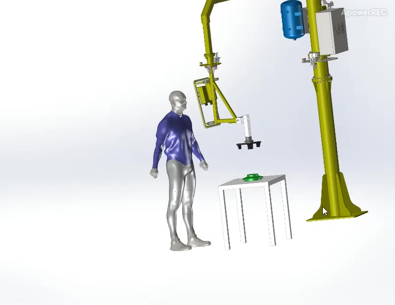 Industrial Pneumatic Manipulator Robot Arm For Lifting Machinery Parts ...