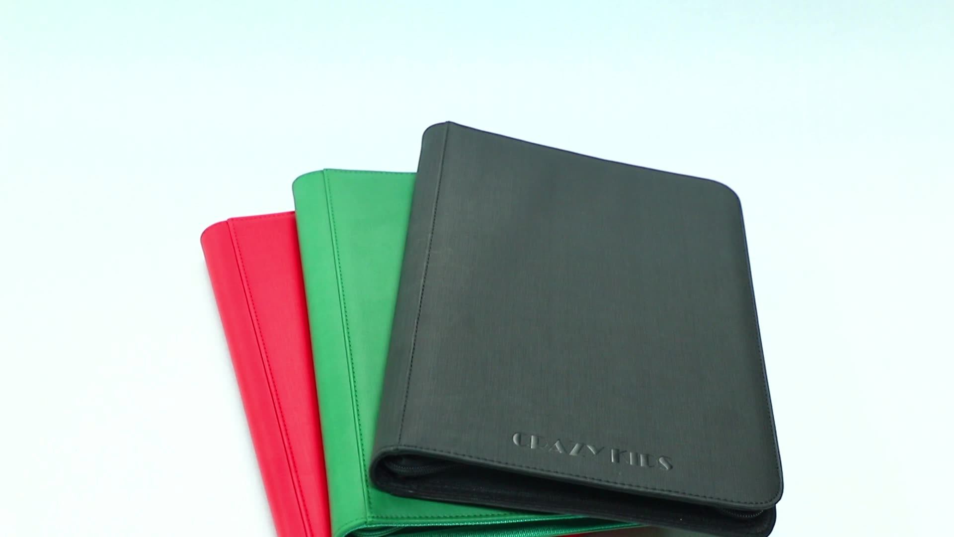 Mtg Yugioh 360 Cards Binder With Zipper 9 Pocket Trading Card Binder Pu ...