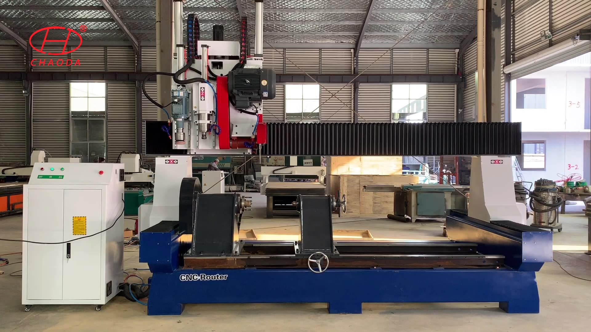 Marble Stone Engraving Cutting Cnc Router Machine For Roman Columns ...