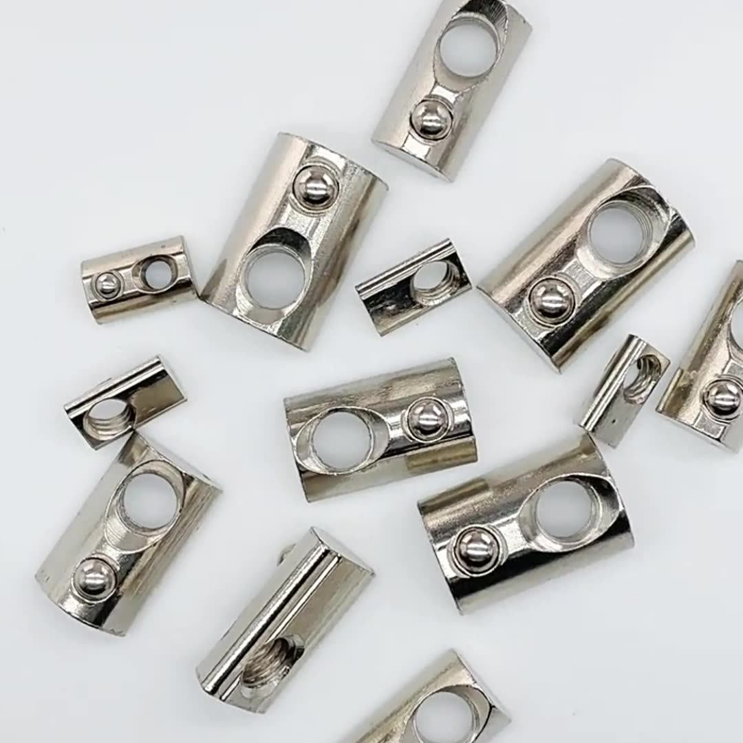 Stainless Steel 40 Series-m6/m8 Spring Loaded T-nuts For 40 Series ...