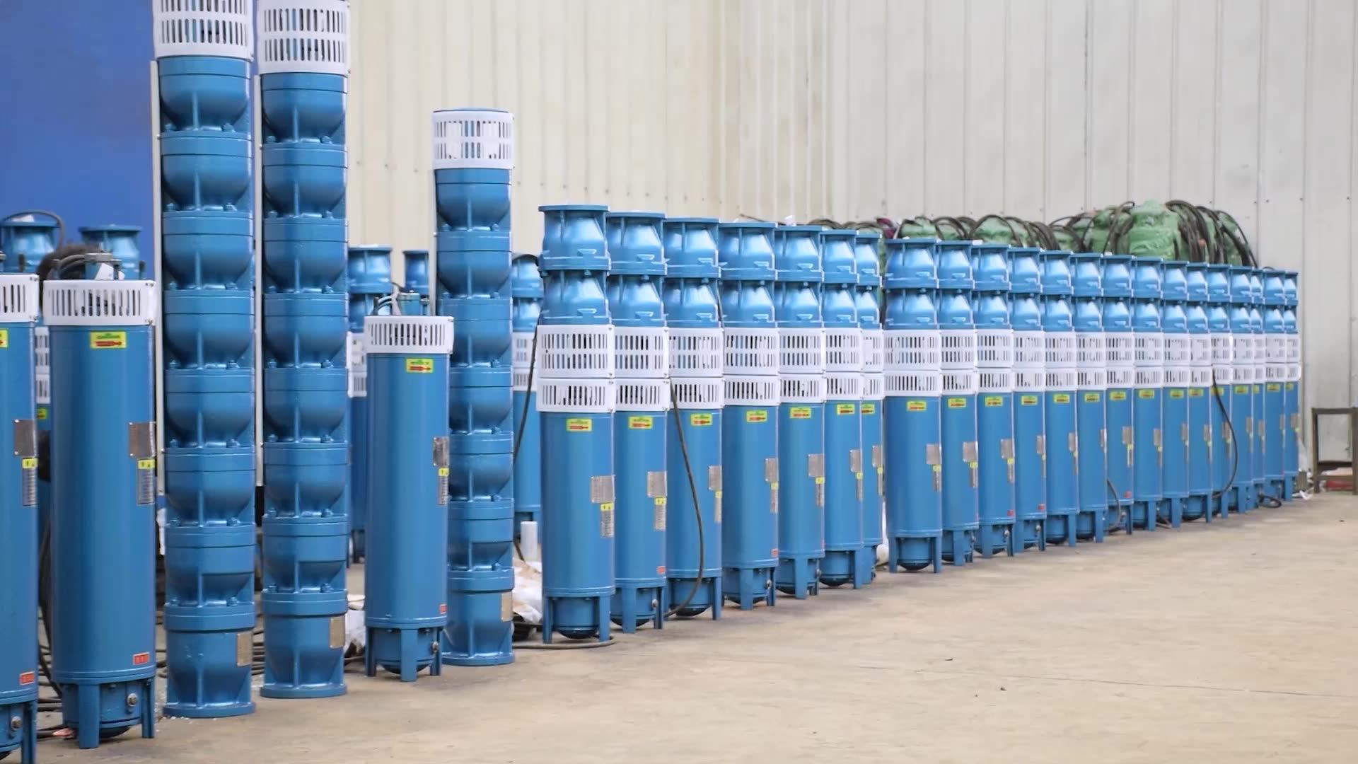 Two Wear Submissive Pumps 100m3h / 50 M3 H 55kw Open Well Submersible ...