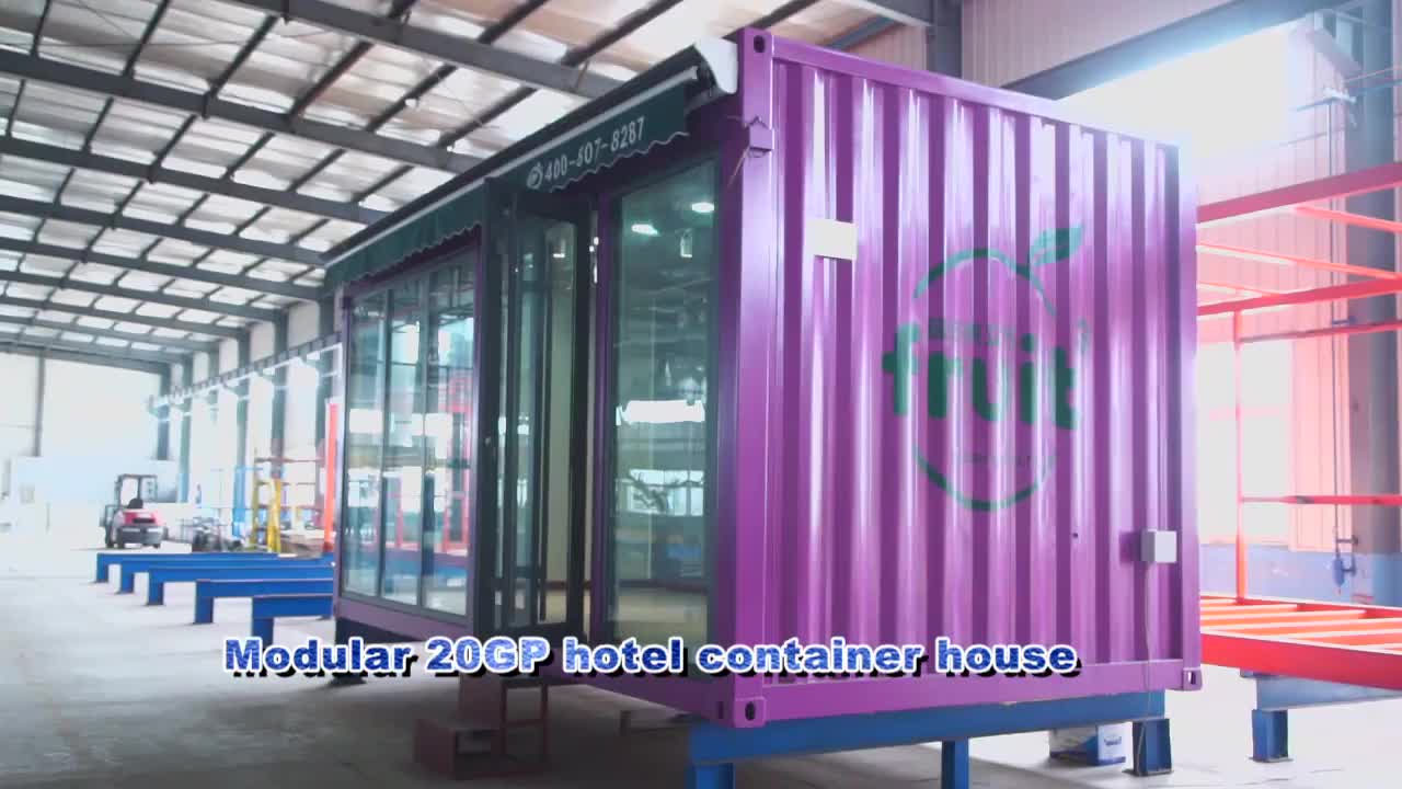 Prefab House Modular 20ft 40ft Shipping Fast Food Container Restaurant ...