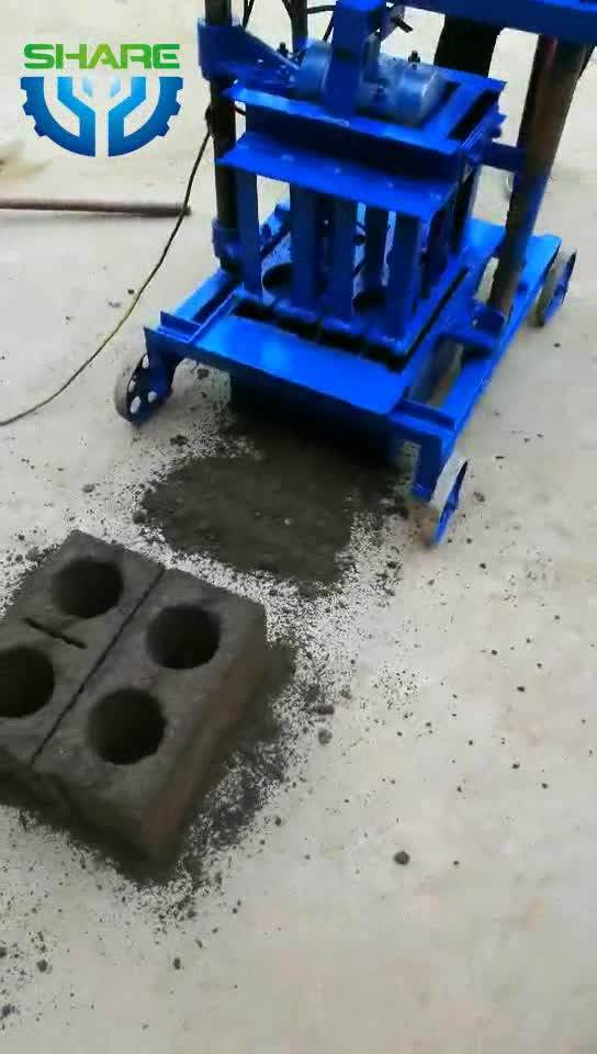 Portable Manual Soil Concrete Block Brick Making Machine - Buy Manual ...