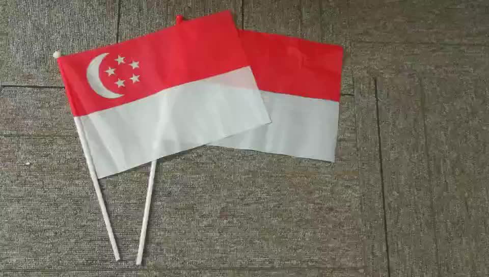 Custom Printed Blank Sublimation Banner Plain White Hand Flag With ...