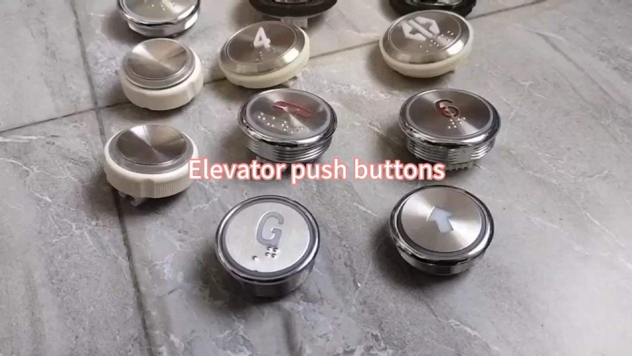 35.6mm China Made Lift Spare Part Push Button Elevator Lop Cop Button ...