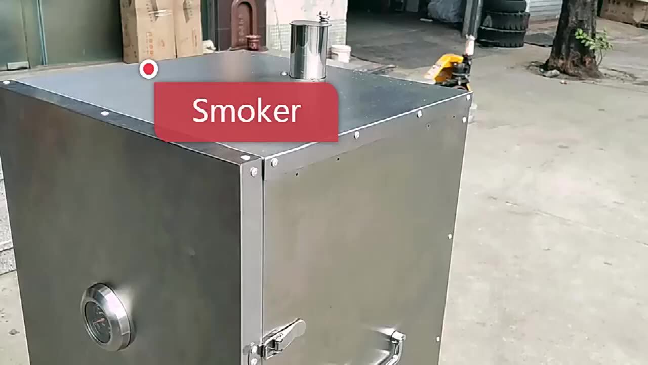 Industrial Meat Charcoal Smokers Fire Meat Smoking Oven Multi Purpose ...
