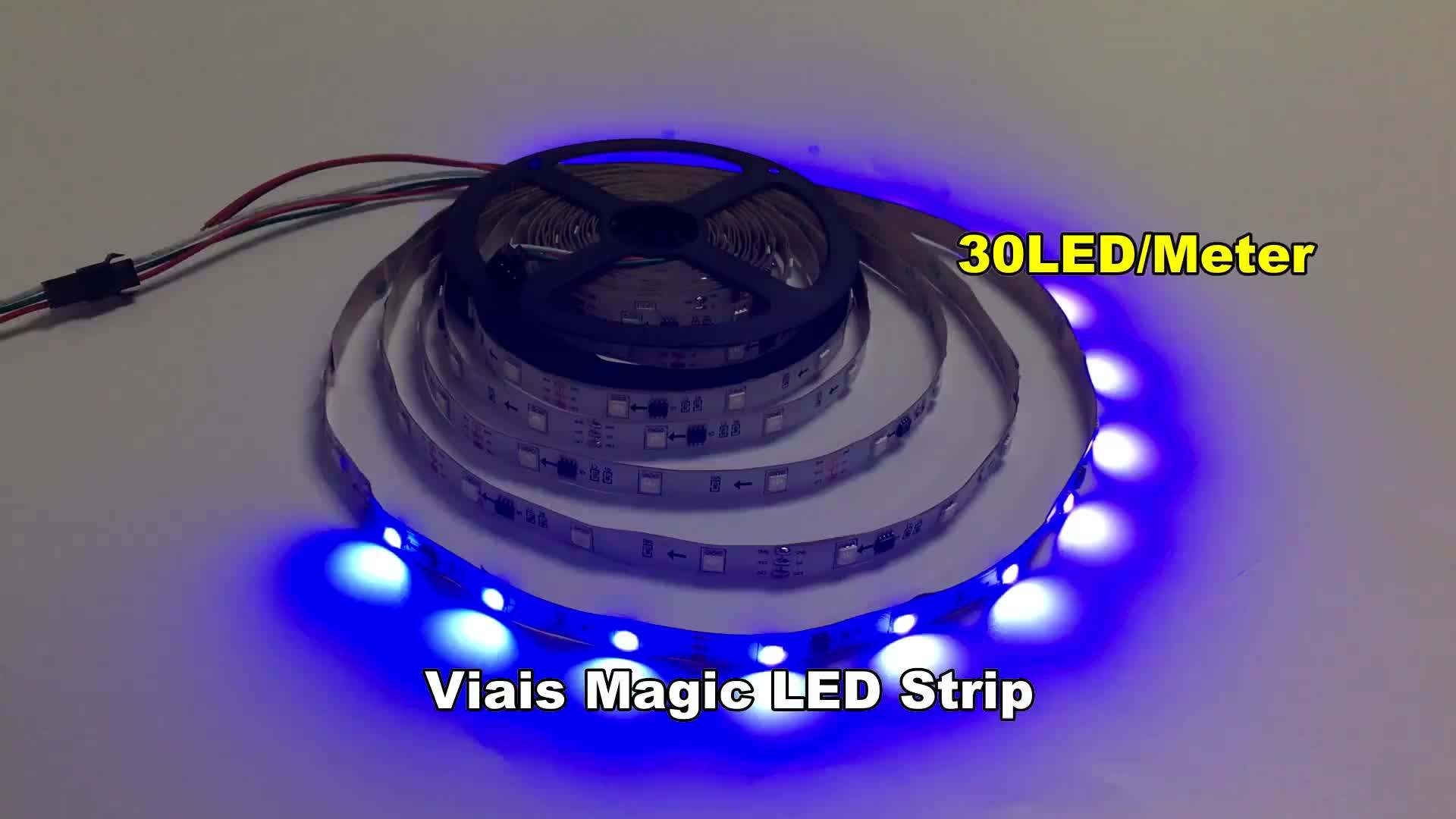 Sm16703 Ws2811 Ucs1903 Digital Led Rgb 5050 Magic Strip Light - Buy ...