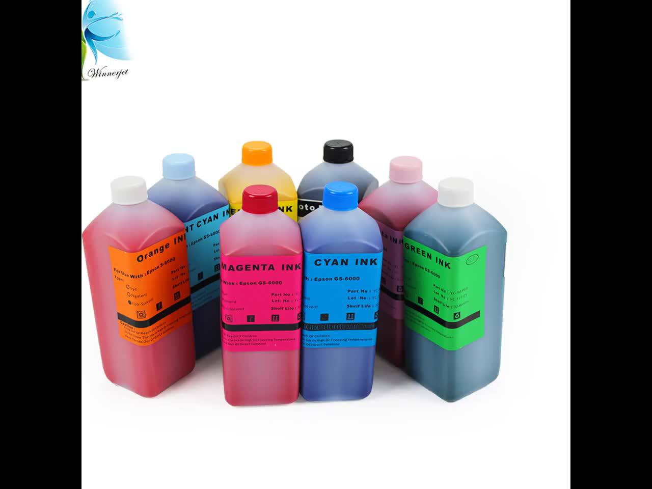 Oil Based Printer Ink For Epson Gs6000 Dx5 Printhead Eco Solvent Ink ...