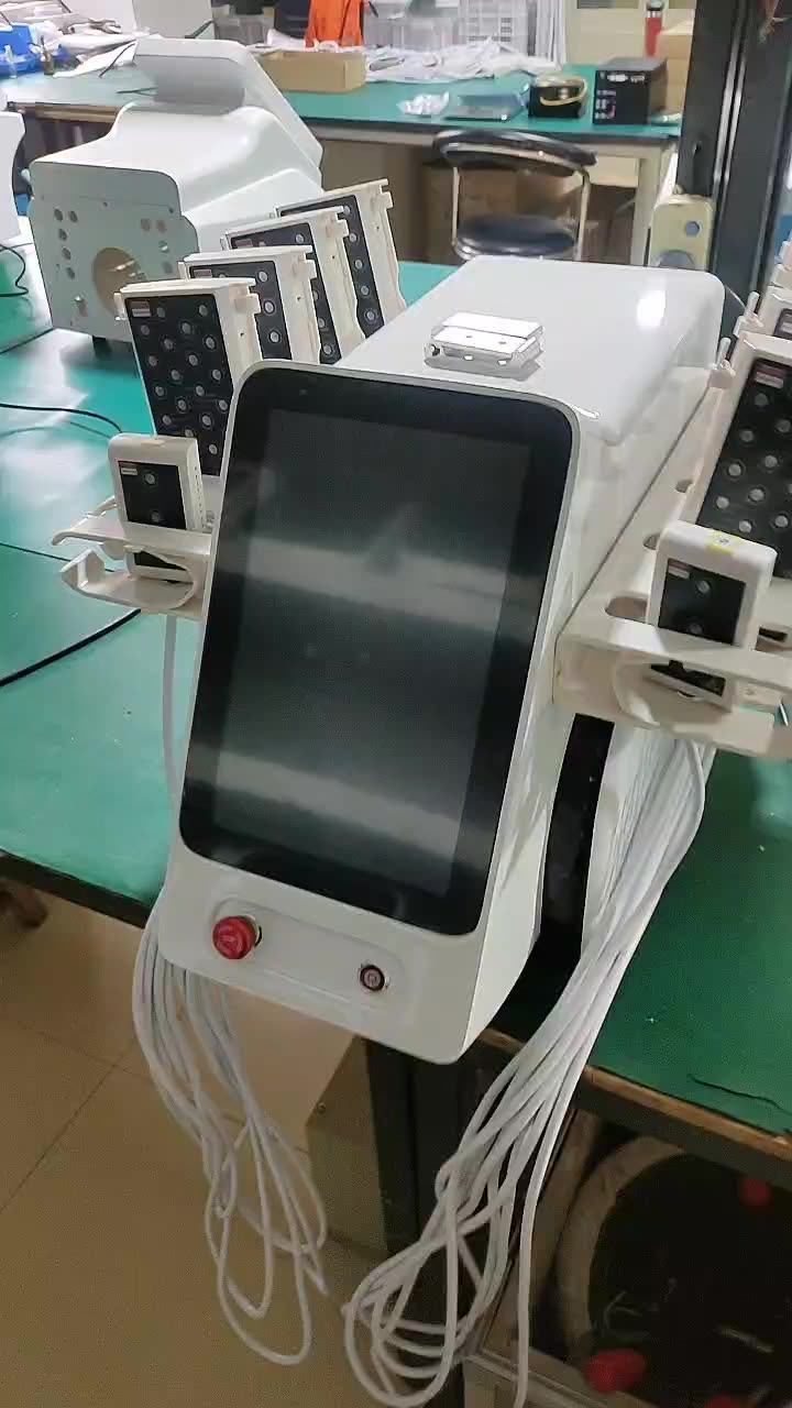 6 Laser Waves Lipo Laser Slim Machine 6d Lipolaser 1 Blanket 28 Diodes ...