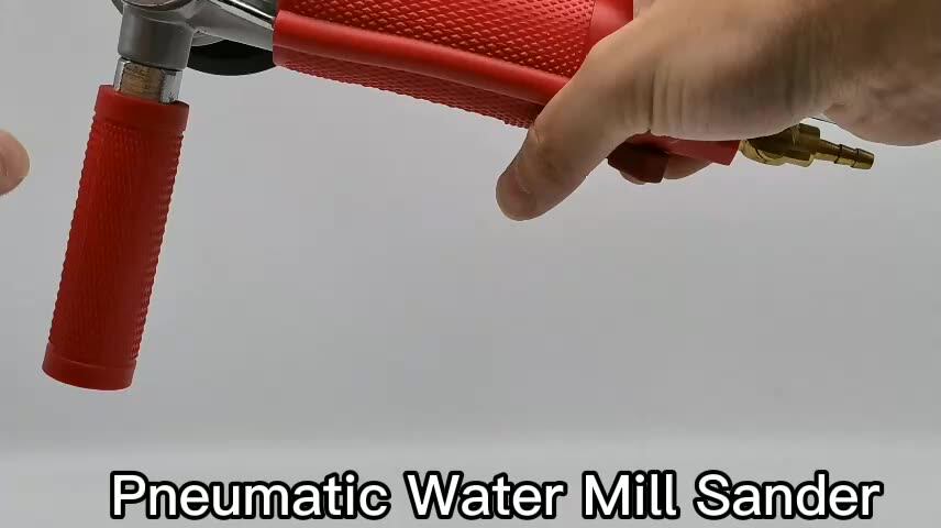 Portable Water Injection Wet Use 3" / 4" Pneumatic Water Mill Sander ...