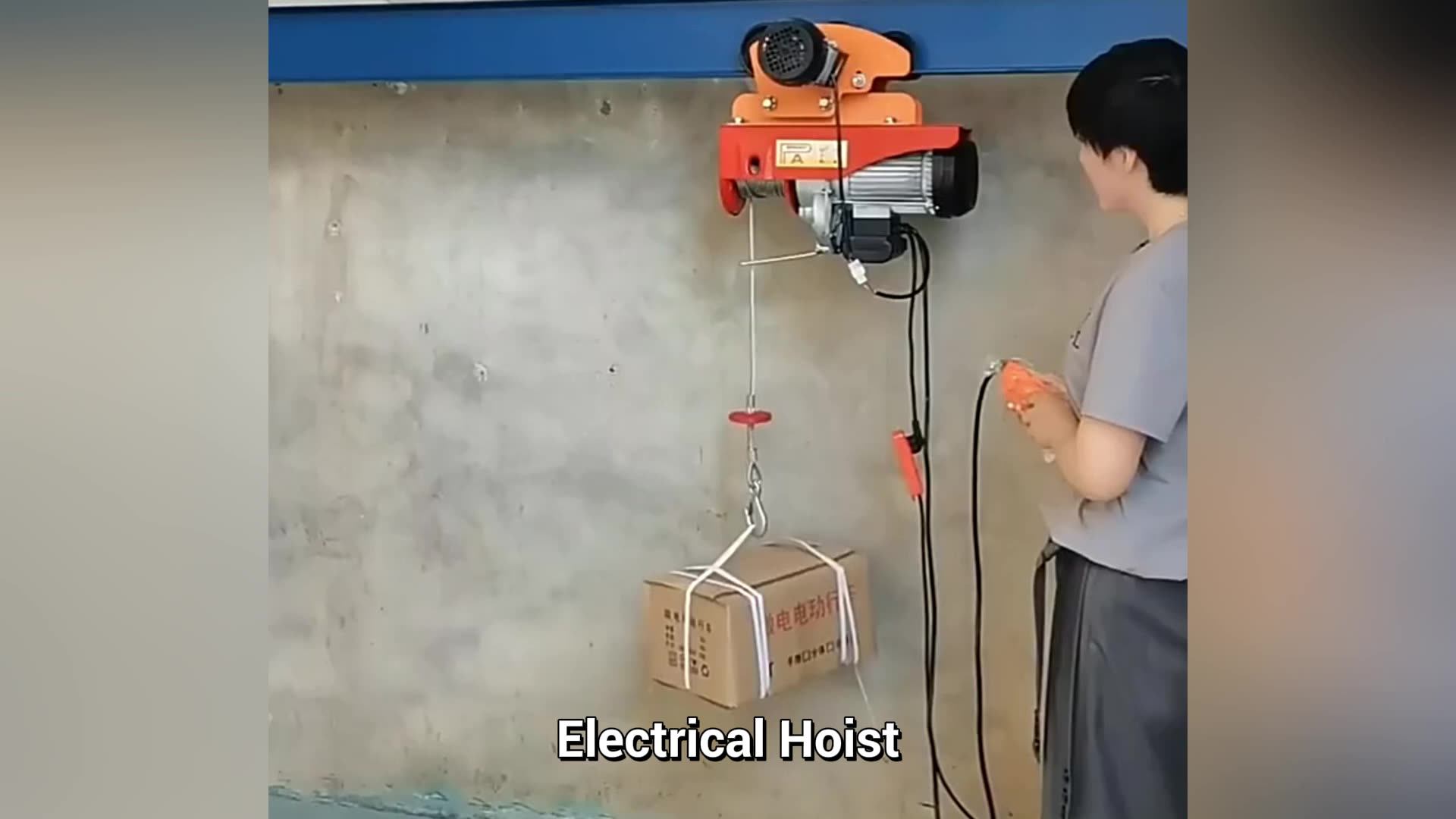 Mini Electric Hoist Lifting Tools Windlass 400kg 110v 220v Electric ...