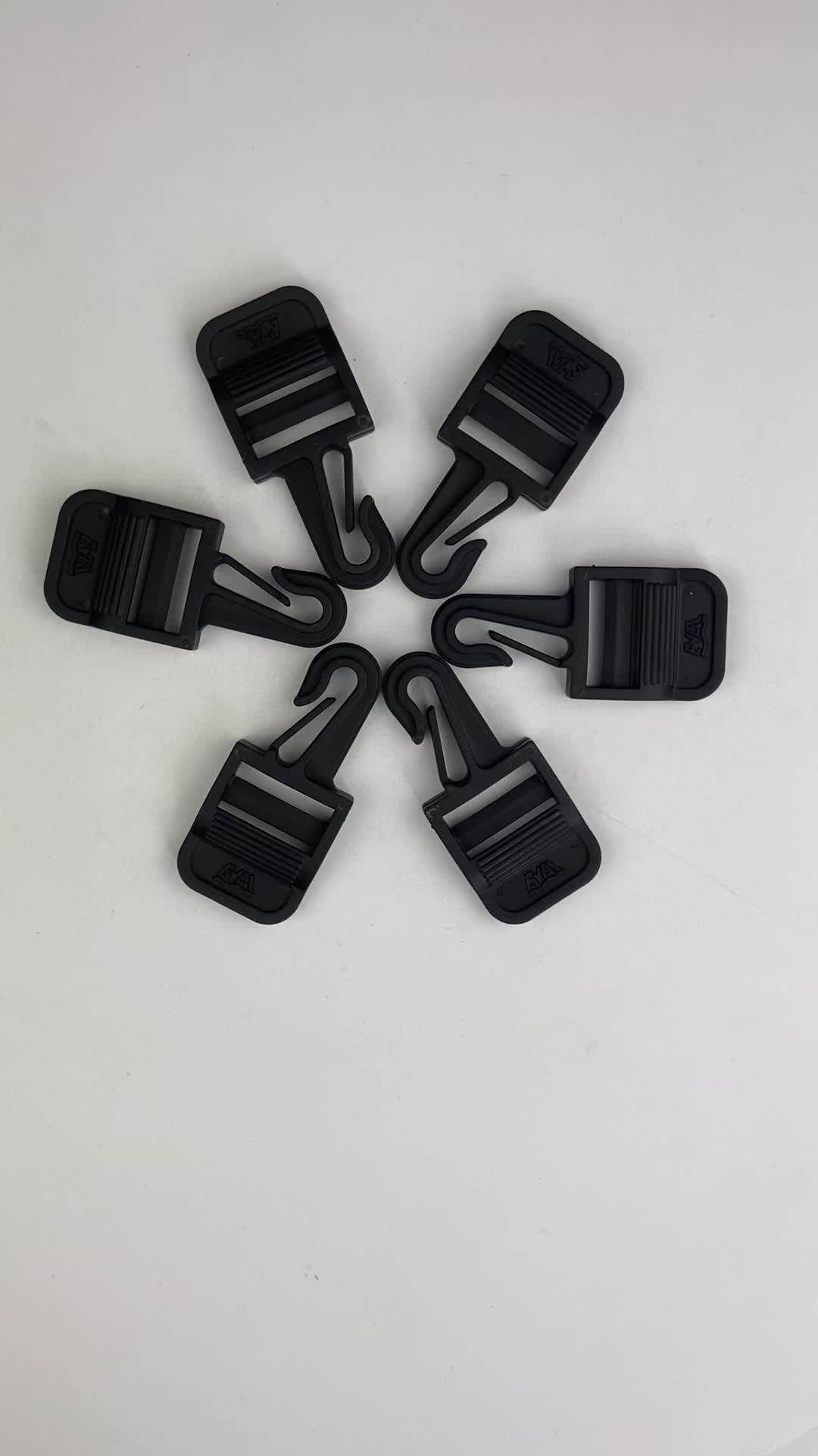 Plastic Snap Hooks Rotary Swivel Backpack Buckles Webbing Plastic ...