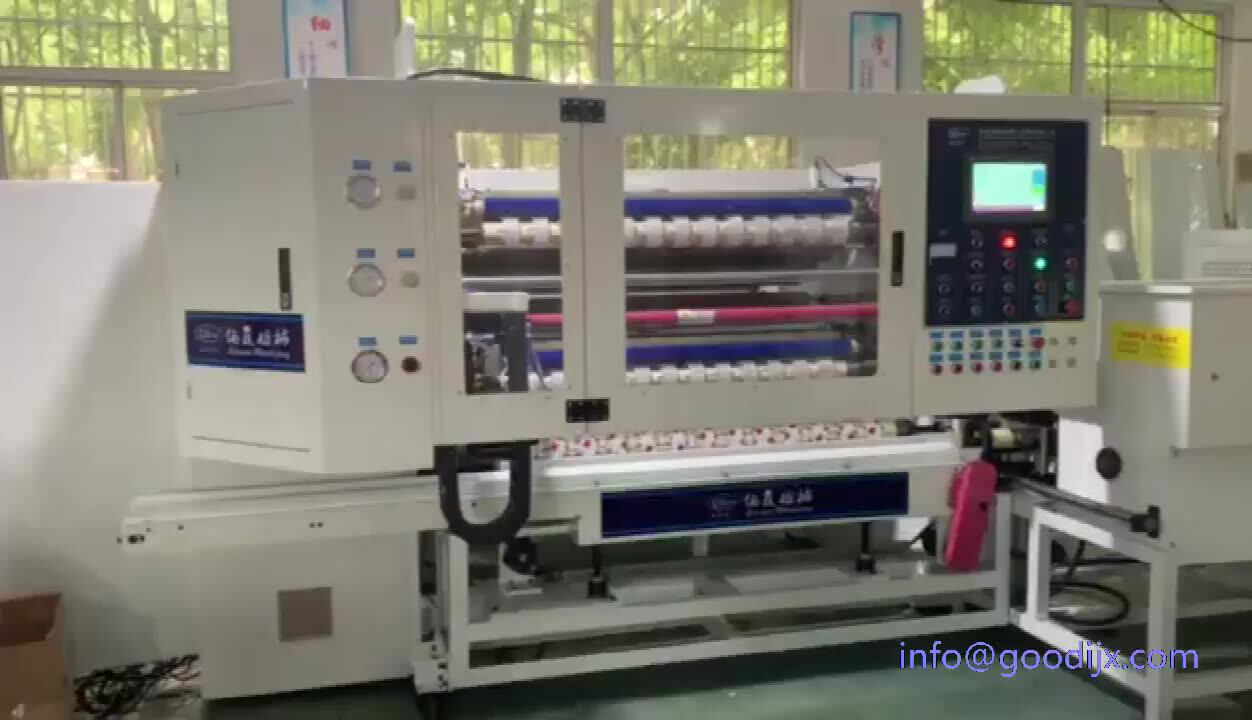 Maquina Rebobinadora De Corte Longitudinal De Cinta De Goma Bopp Super ...