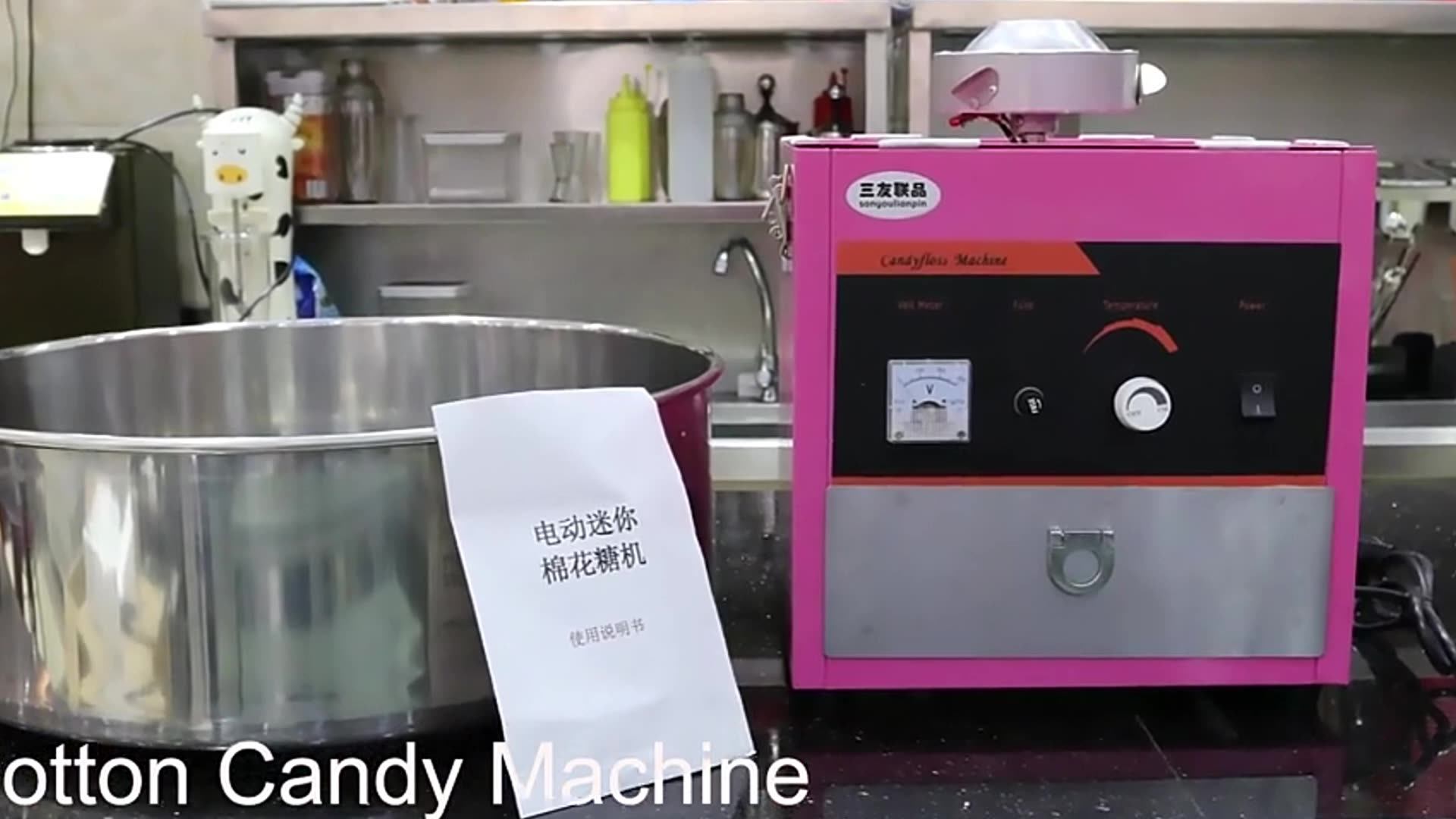 Commercial Cotton Candy Machine Floss Sugar Candy Cotton Machine Automatic Cotton Candy Machine ...