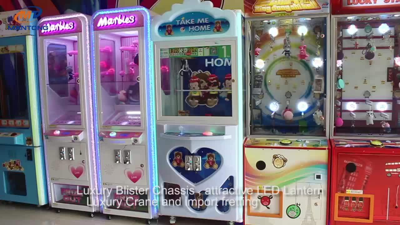 Coin Operated Commercial Crane Claw Machine Kids Doll Claw Machine ...