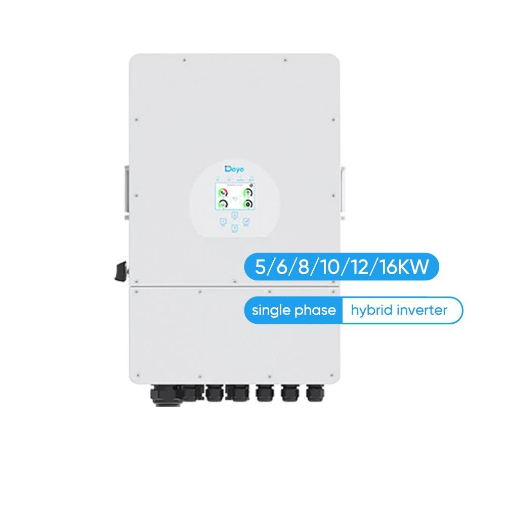 Deye Hybrid Inverter Single Phase Low Voltage 6kw Inverter 8kw Solar ...