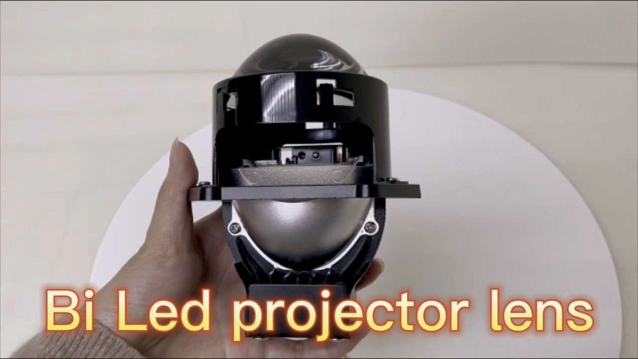 Super Bright Spotlight 12v Mini Projector Headlamp 3" Bi-led Projectors ...