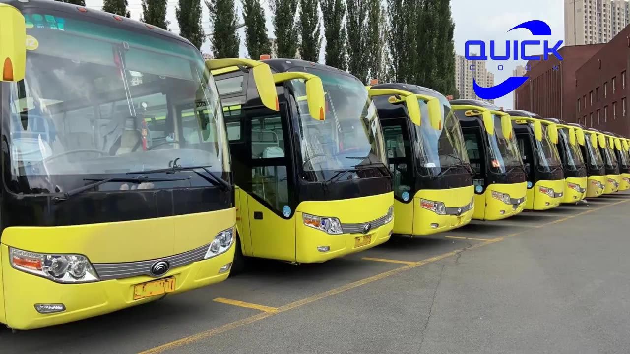 Used Yutong Luxury Bus 2+2 Layout 54 Seats Passenger Buses And Coaches ...