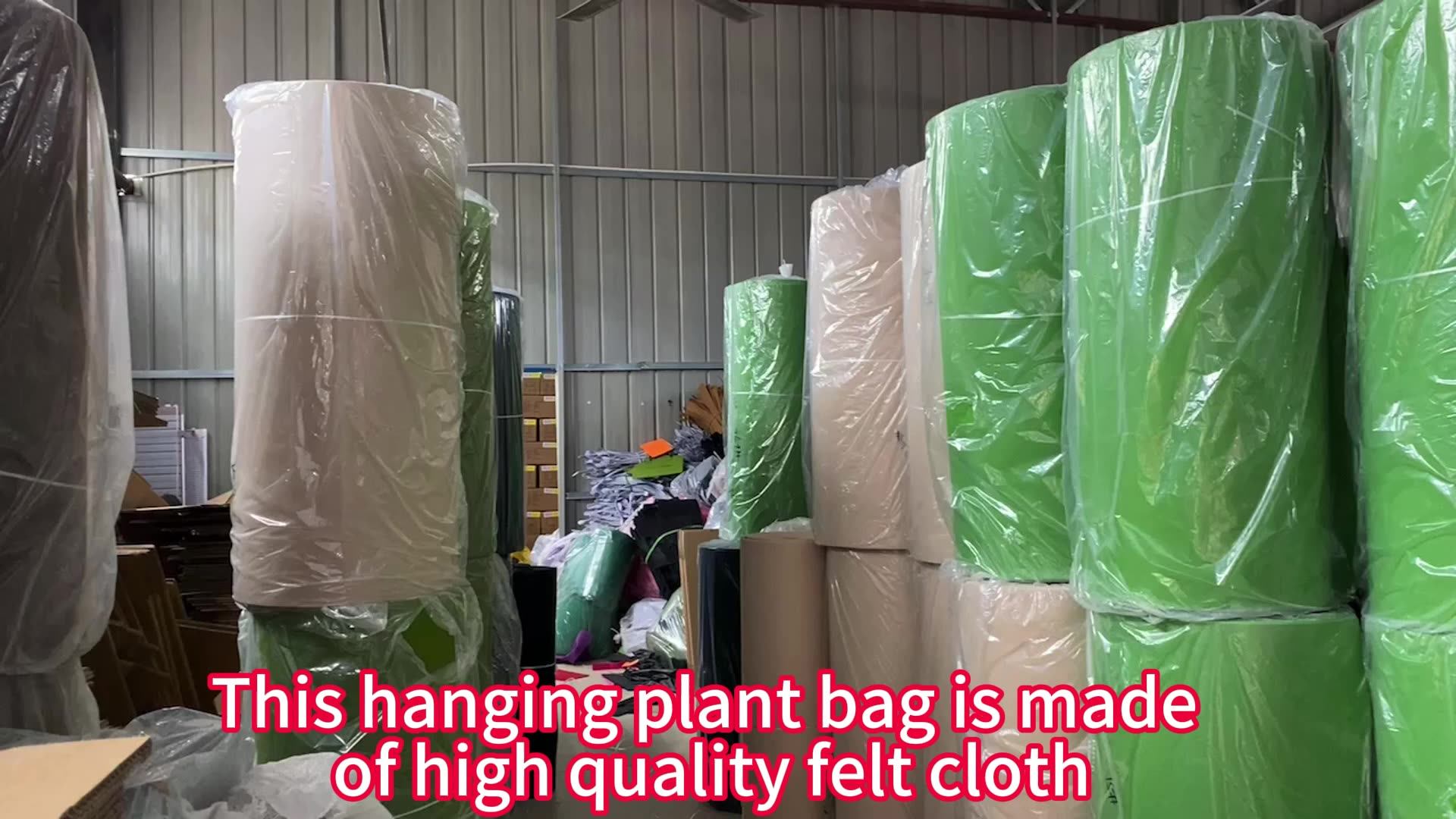 Planting A Pocket Outdoor Fabric Wall Planter Grow Felt Pockets ...