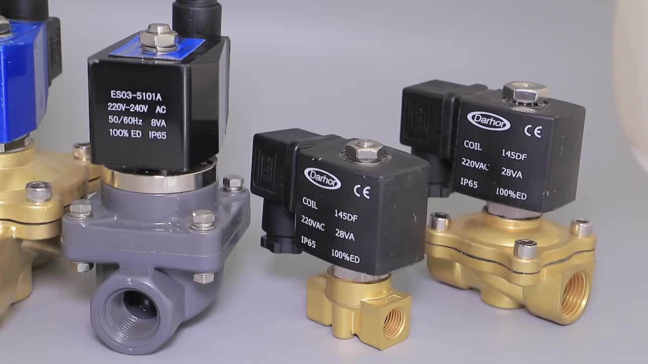 Katup Air Solenoid Dn20,Katup Air 24vdc 3/4 Inci Electrovanne 2 Cara ...