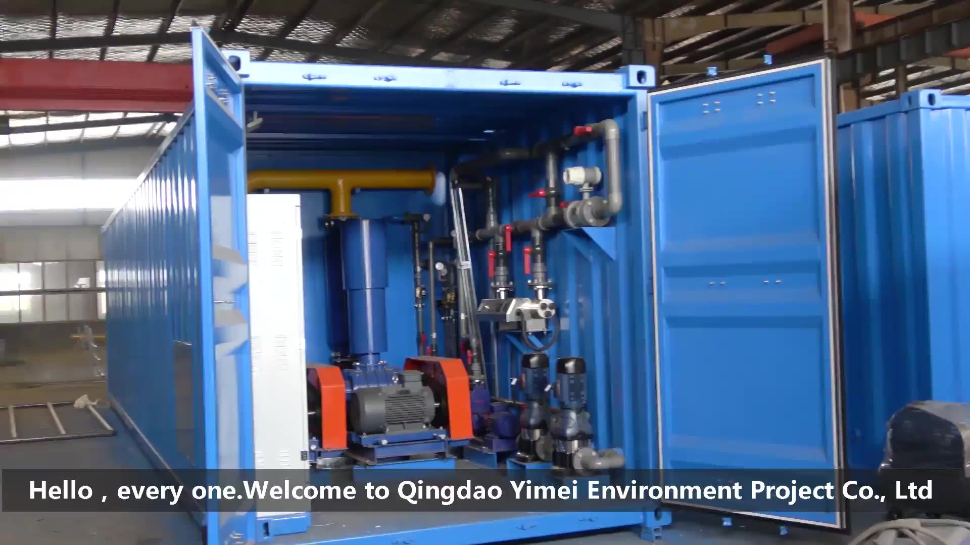 Package Plants / Package Wastewater Sewage Treatment Plant Mbr System ...