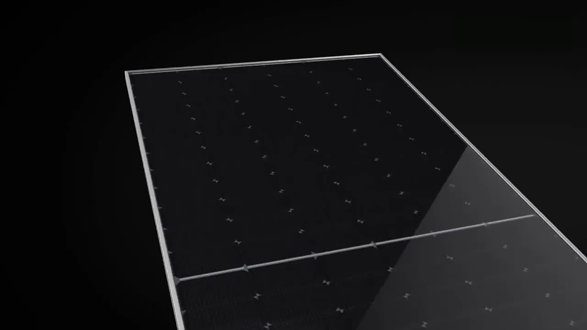 555w Double-sided Monocrystalline Silicon Solar Panel Bifacial Perc ...