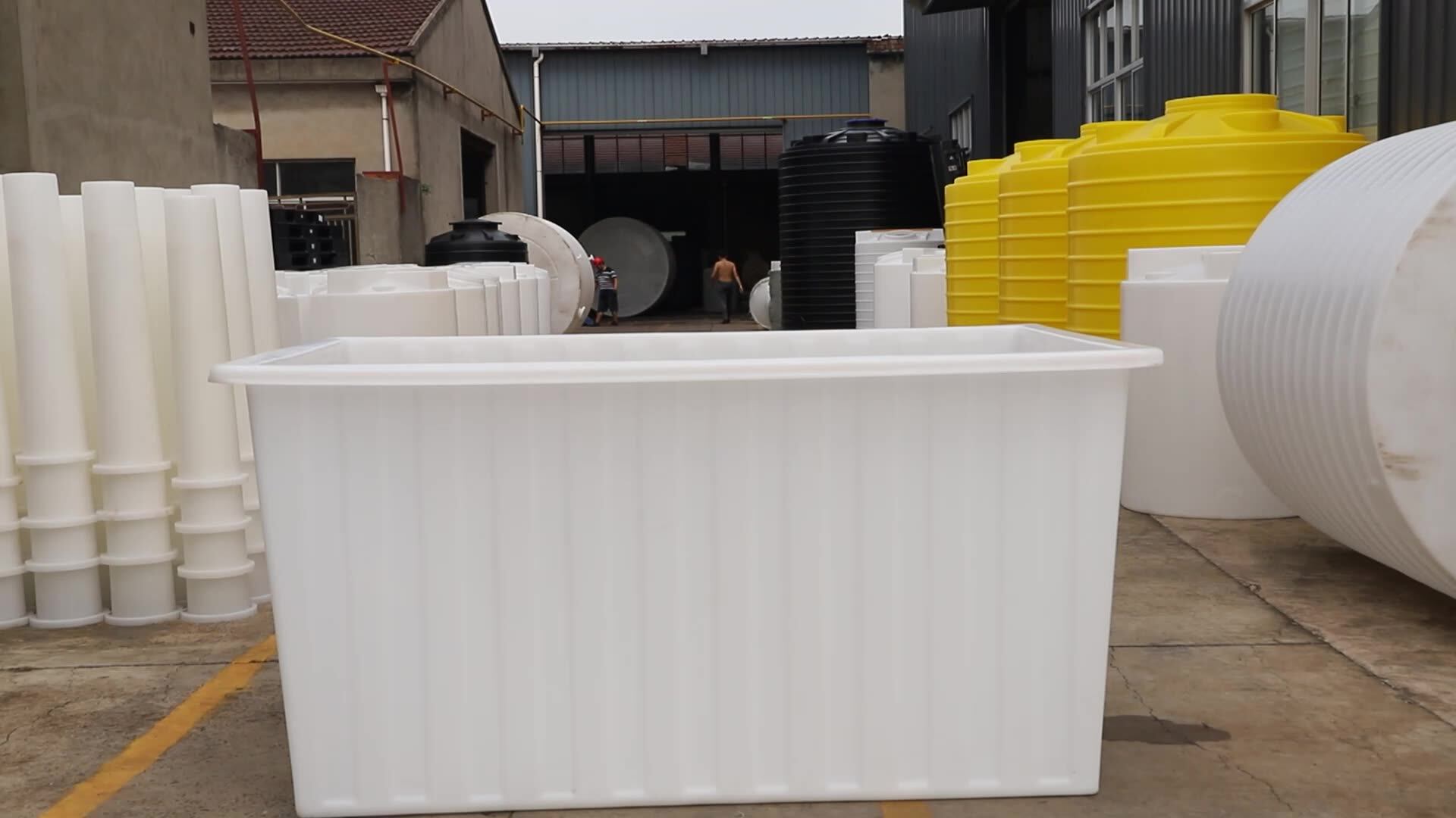 Poly Food Grade 1000l Large Plastic Container Tubs Square Plastic Water ...