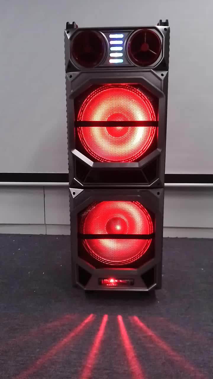 Dual 12 Inch Subwoofer Dj Speaker Box With Trolley - Buy 12 Subwoofer ...