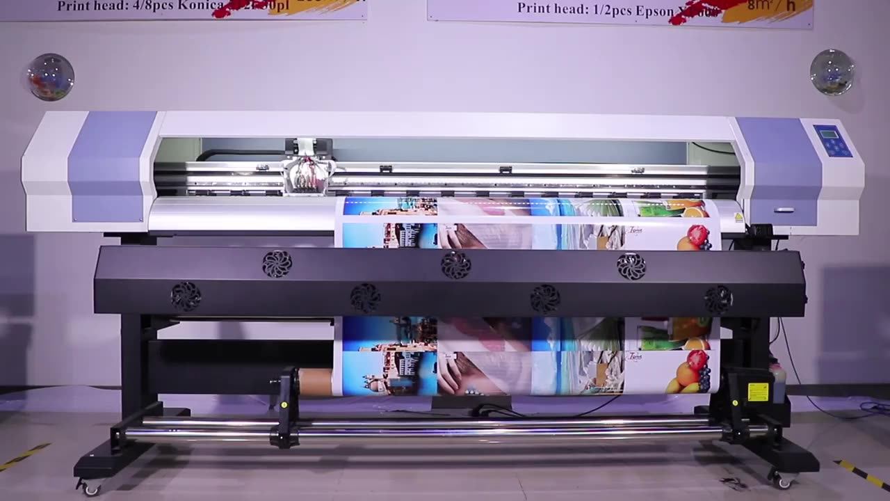 Flex Banner Large Format Eco Solvent Printer Sublimation Vinyl Sticker ...