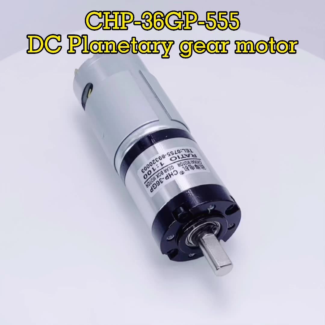 Low Speed And High Torque Low Noise Chihai Motor Chp-36gp-555k Dc ...