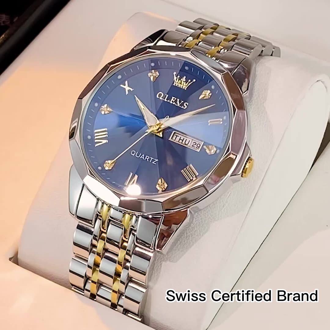 Olevs 9931 Oem Custom Logo Design Luxury Classic Style Men's Business ...