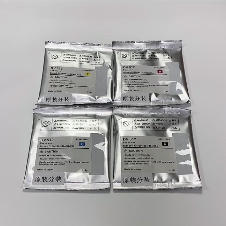 Dv512 210g Original Developer Cykm For Konica Minolta Bh C284 C224 C281 ...