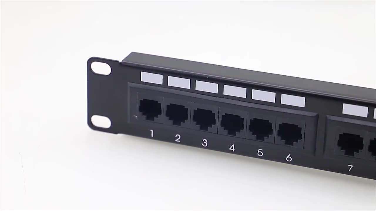 19'' 1u Stp Patch Panel Cat5e/cat6/cat6a Coupler Panel Inline Coupler ...