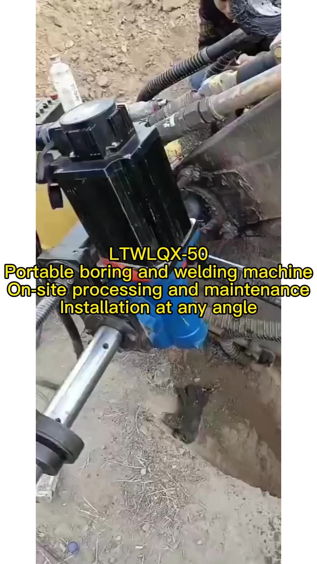 Ltwlqx-50 Portable Line Boring Machine Use For Heavy Equipment Worn ...