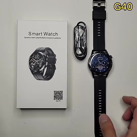 Relogio Smartwatch G40 1.32 Inch 360*360 Hd Round Screen Fitness ...