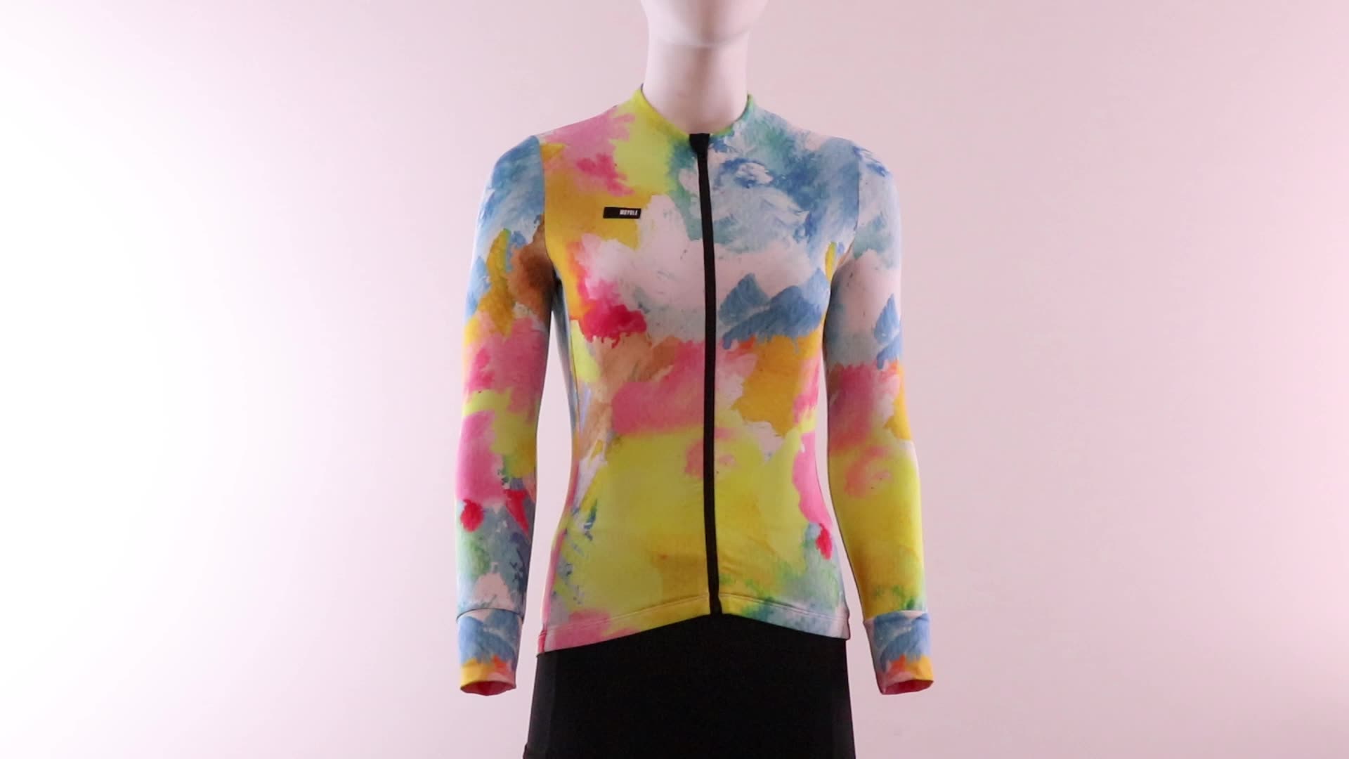 Mcycle Winter Women's Thermal Fleece Cycling Shirt Custom Sport Bike Bicycle Jacket Women Long ...