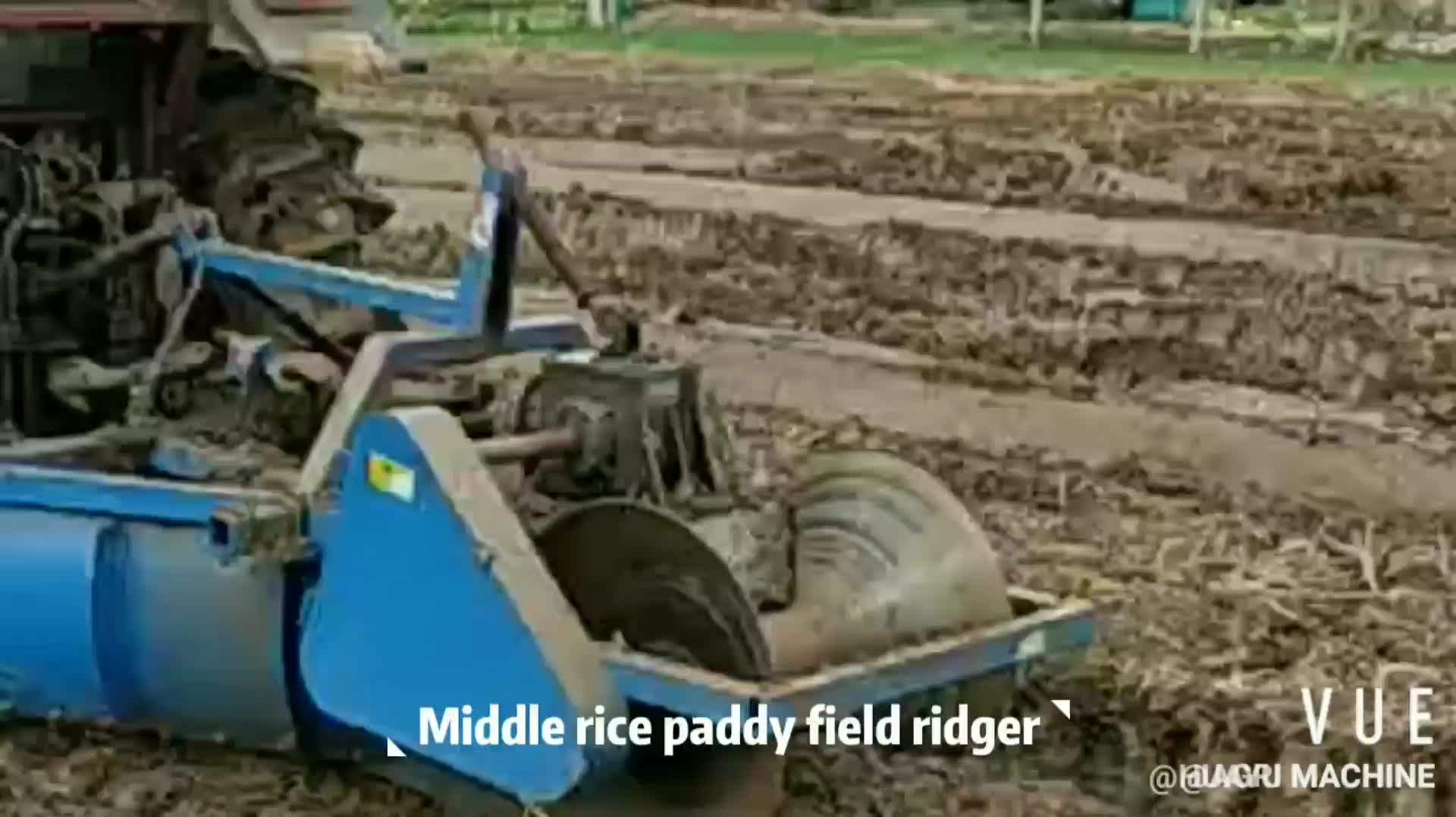 Farm Machinery Tractor Soil Bed Shaper Machine Paddy Field Bed Ridger ...