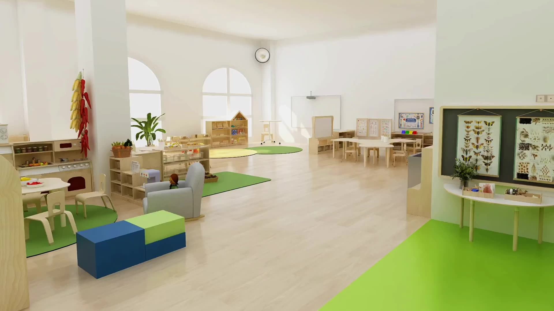 Preschool Furniture Wooden Teacher's Chair Kindergarten Teacher's Chair ...