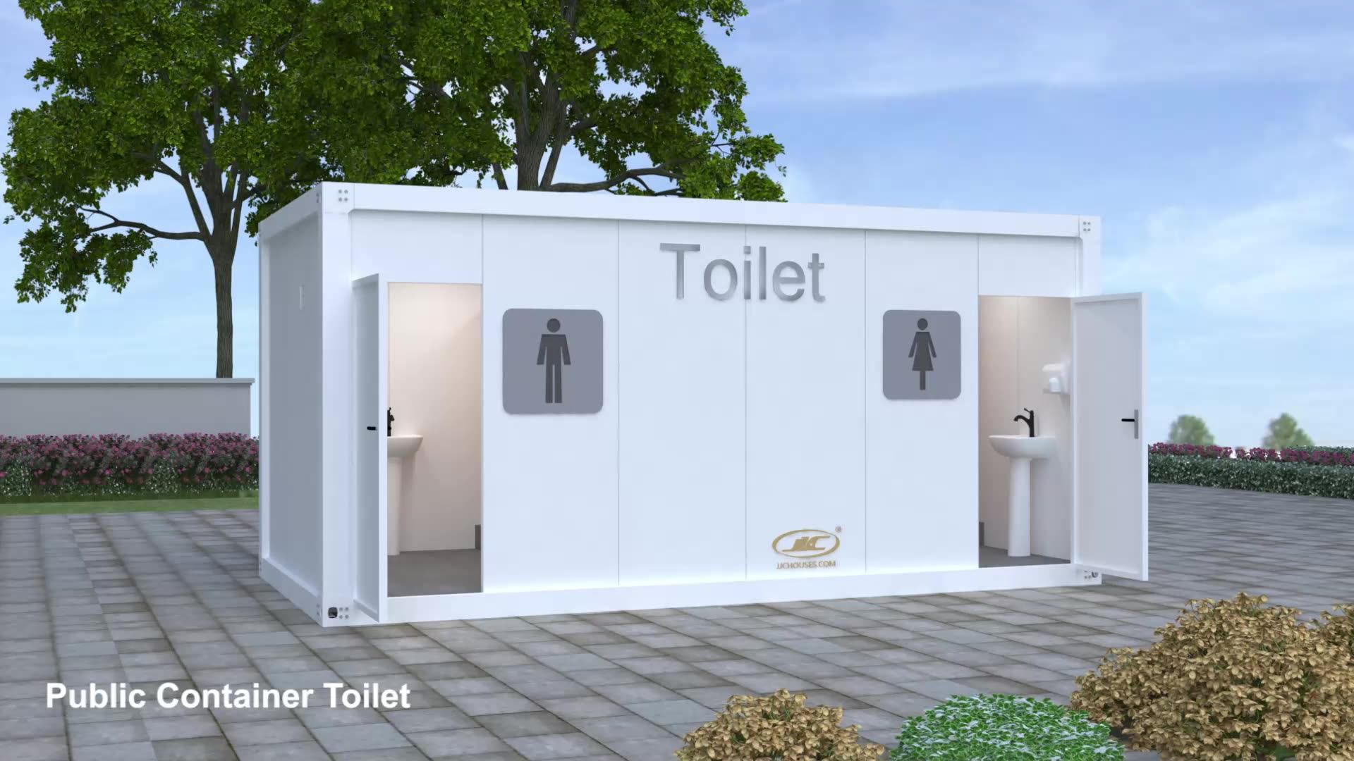 For Sale Prefabricated Eps Tiny Camping Custom 20ft 40ft Public Cleaner ...