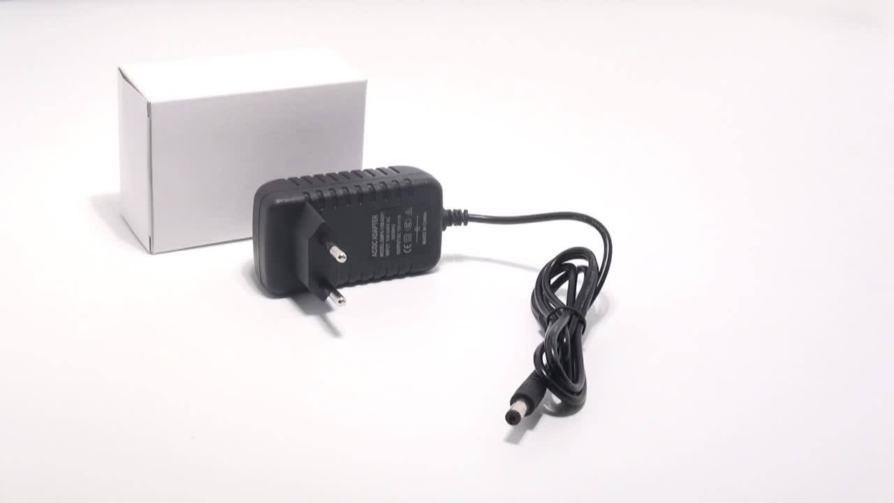 100-240v Ac Dc 12v Input 12w Eu Plug 12v 1a Ac/dc Power Adaptor Us Eu ...